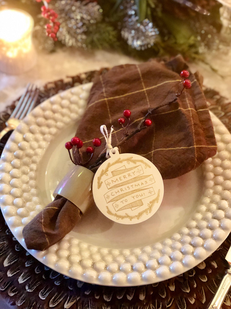 Merry Christmas Gift Tags. | Table Terrain Dining Tablescapes and ...