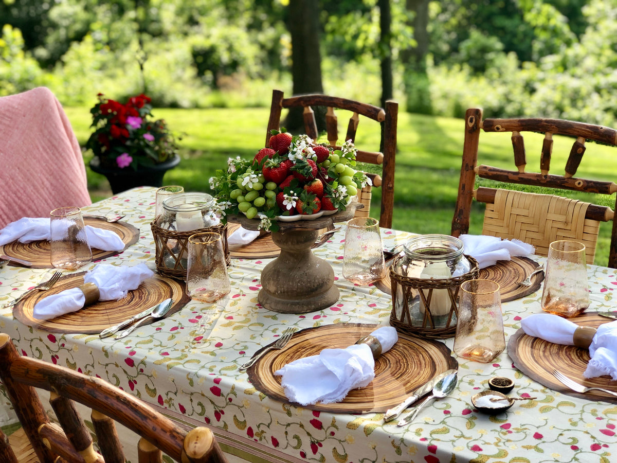 Log Paper Place-mats | Table Terrain Dining Tablescapes and Holiday ...