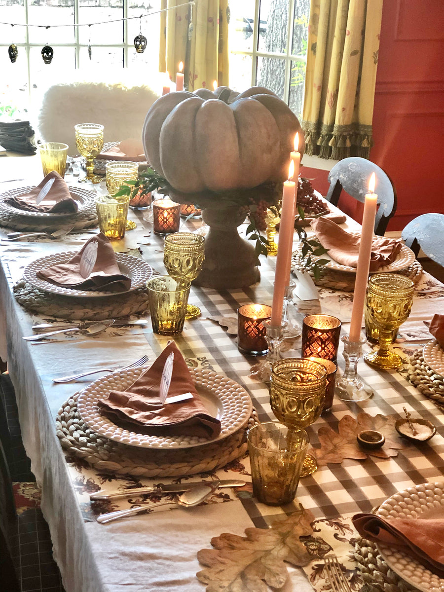 Amber Goblets (Set of 4) | Table Terrain Dining Tablescapes and Holiday ...